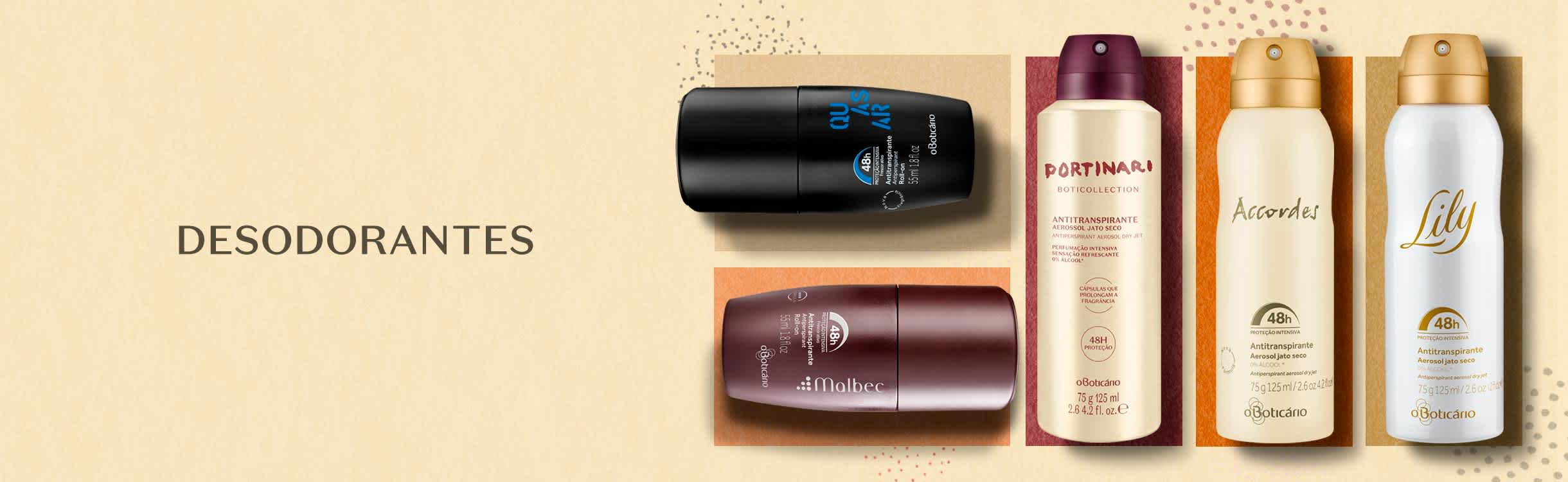 Desodorantes e Body Spray, Antitranspirante | O Boticário