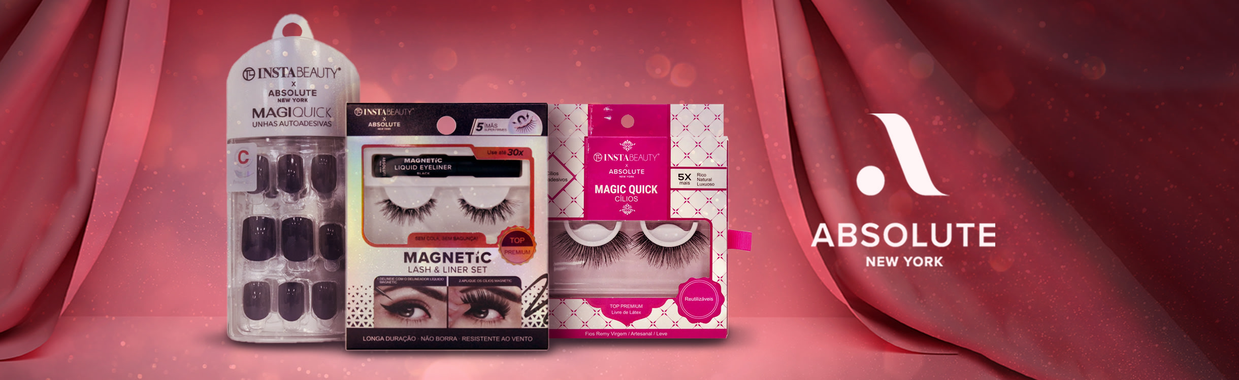 Cílios Postiços Absolute New York | Beleza na Web
