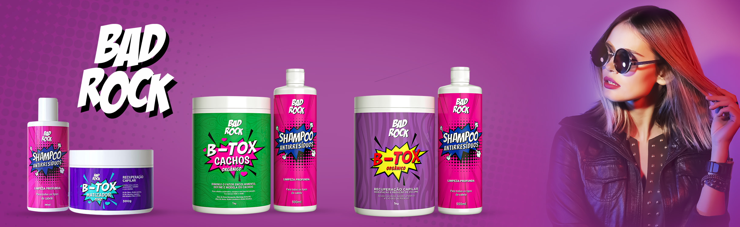 Shampoo Bad Rock | Beleza na Web