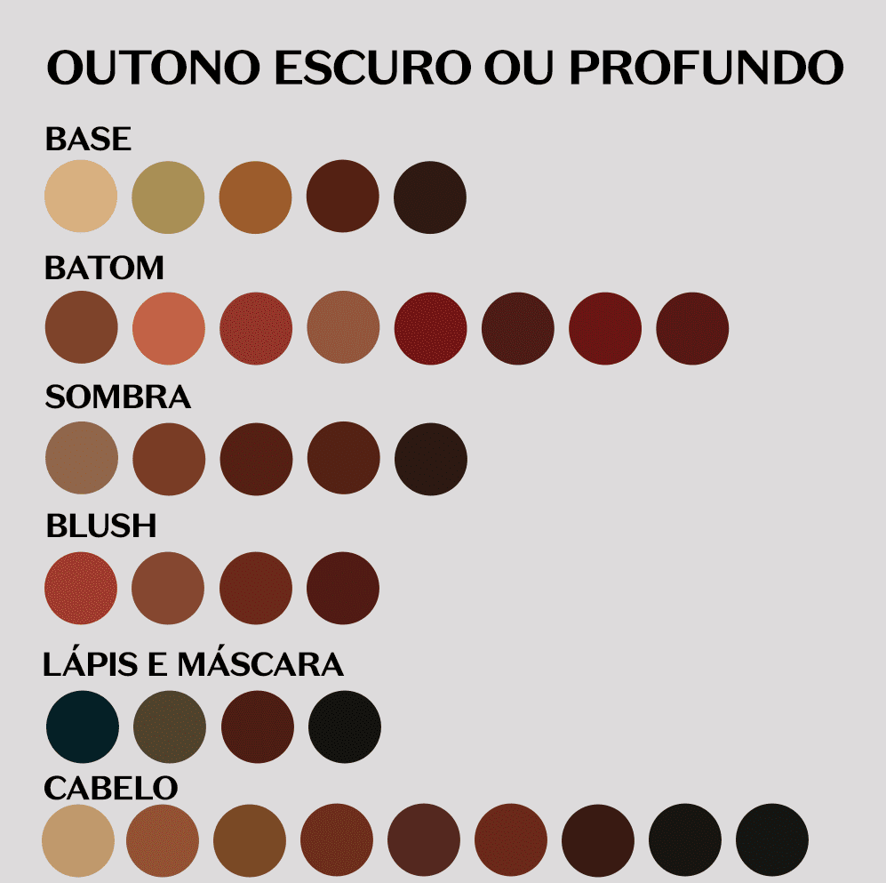 Esquema De Cores De Outono