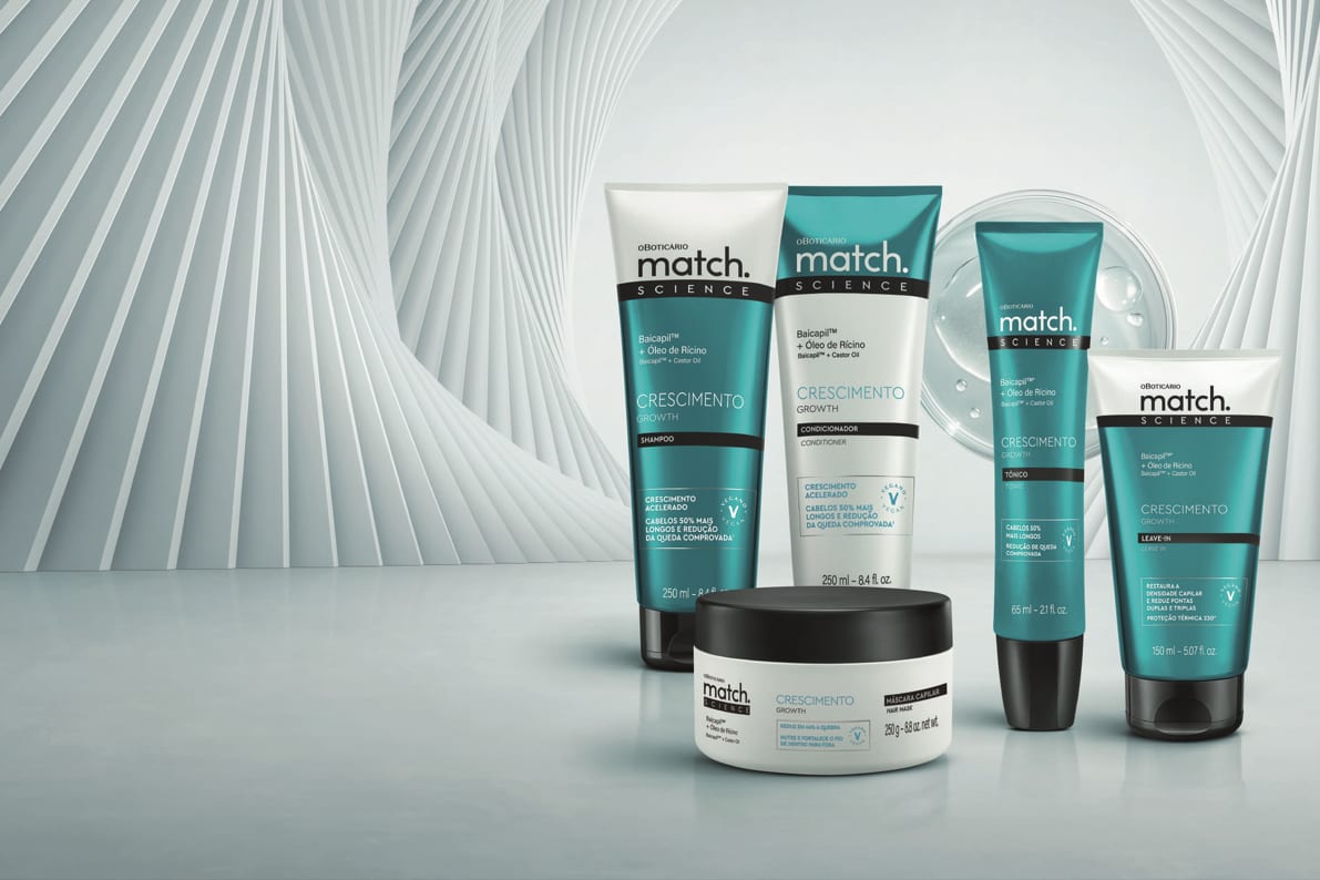 Conheça os detalhes da linha Match Science Crescimento | O Boticário