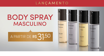 Body Splash e Body Spray Eudora | Até 38% OFF 🤑