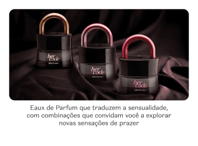 Her Code: Eau de Parfum Feminino Her Code | O Cadeado do Boticário!