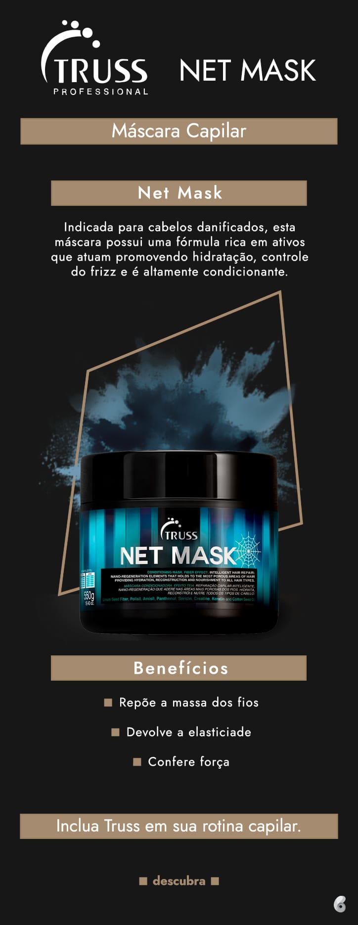 Máscara Capilar Truss Net Mask | Beleza na Web