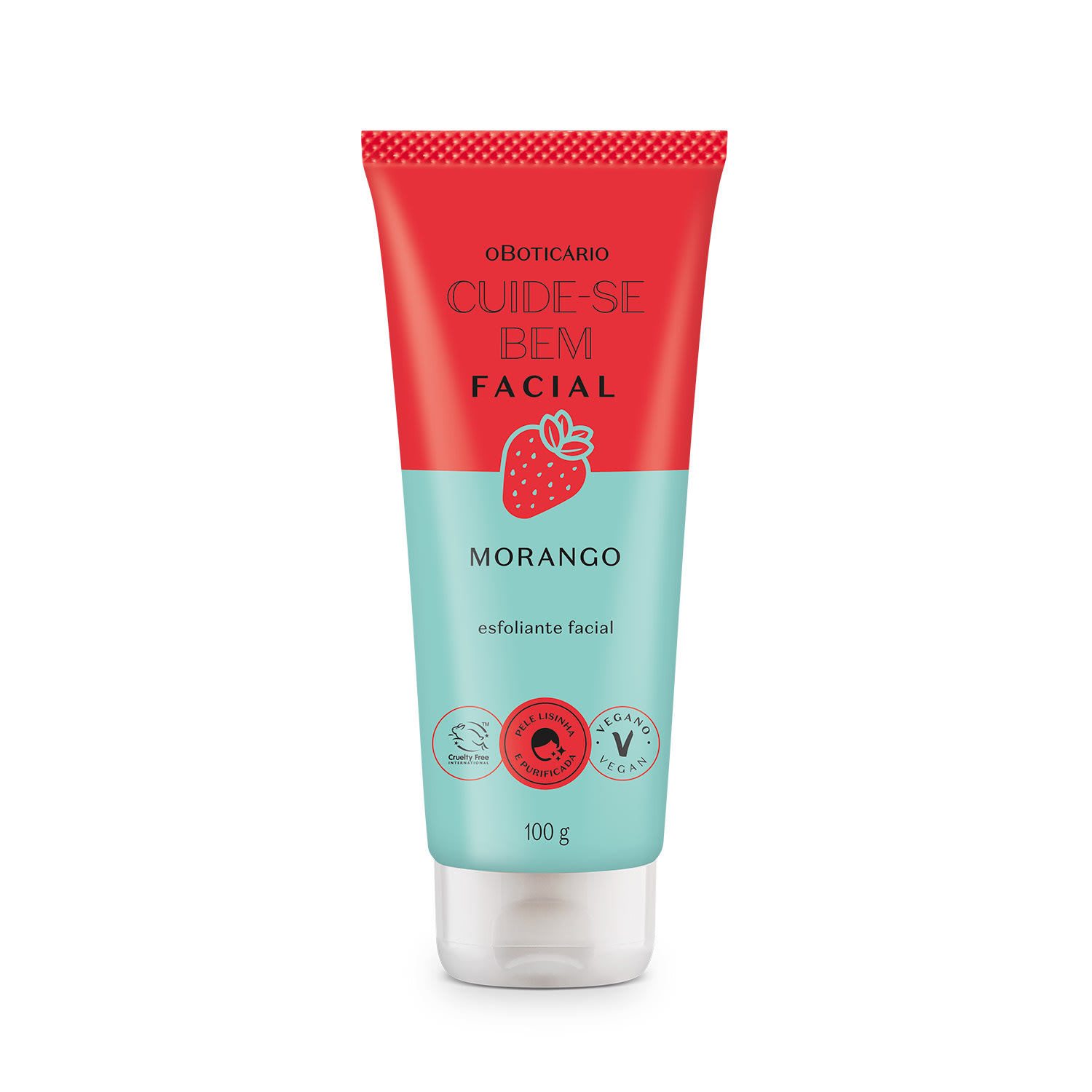 Esfoliante Facial Cuide-se Bem Feira Morango 100g | O Boticário