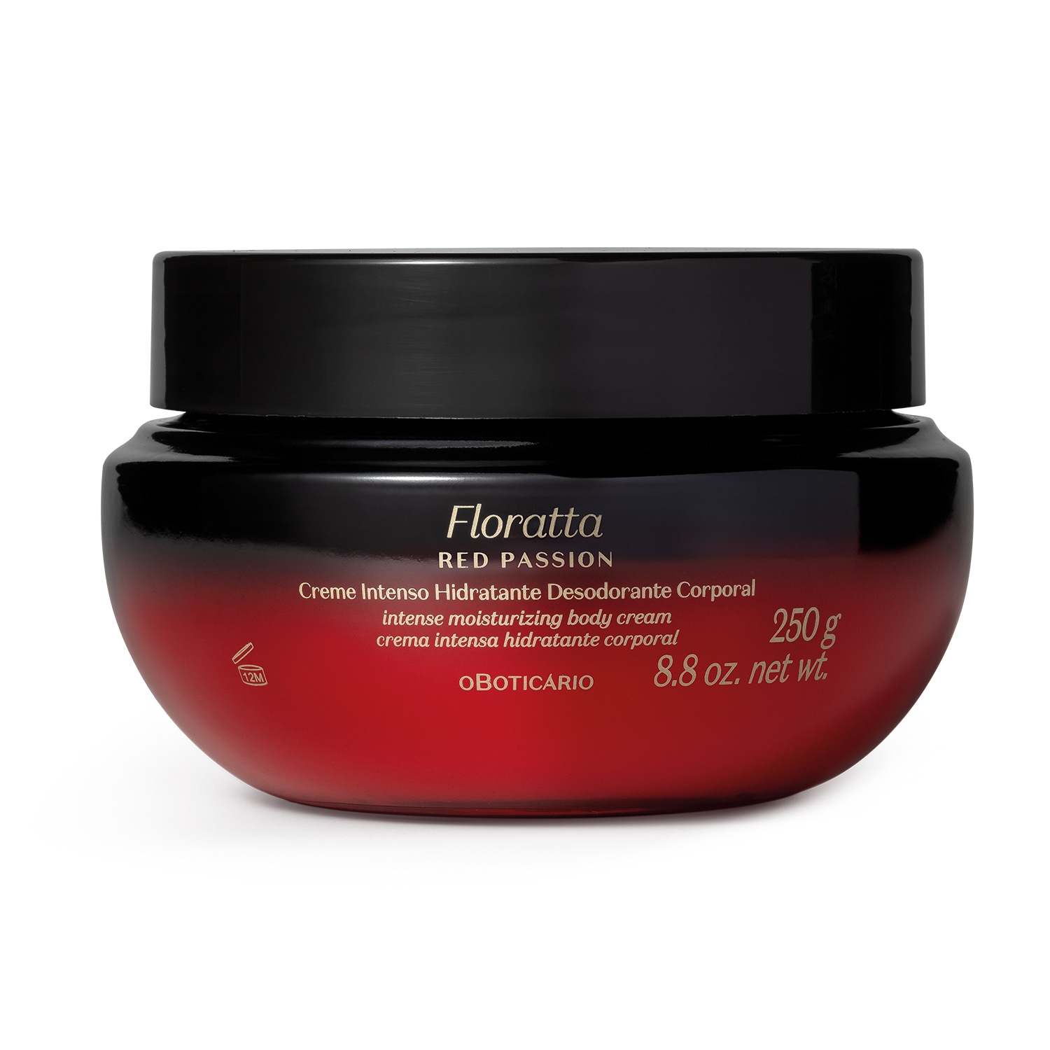 Creme Intenso Hidratante Desodorante Corporal Floratta Red Passion 250g ...