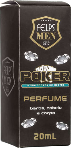Perfume Men Poker Felps Professional Multifuncional | Beleza na Web