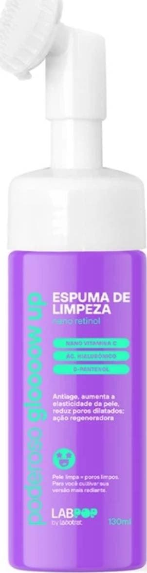 Espuma de Limpeza Facial Labotrat LabPOP Poderoso Glow Up | Beleza na Web