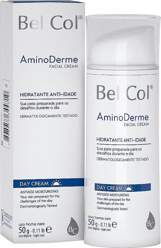Day Cream Creme Hidratante Facial Bel Col AminoDerme | Beleza na Web