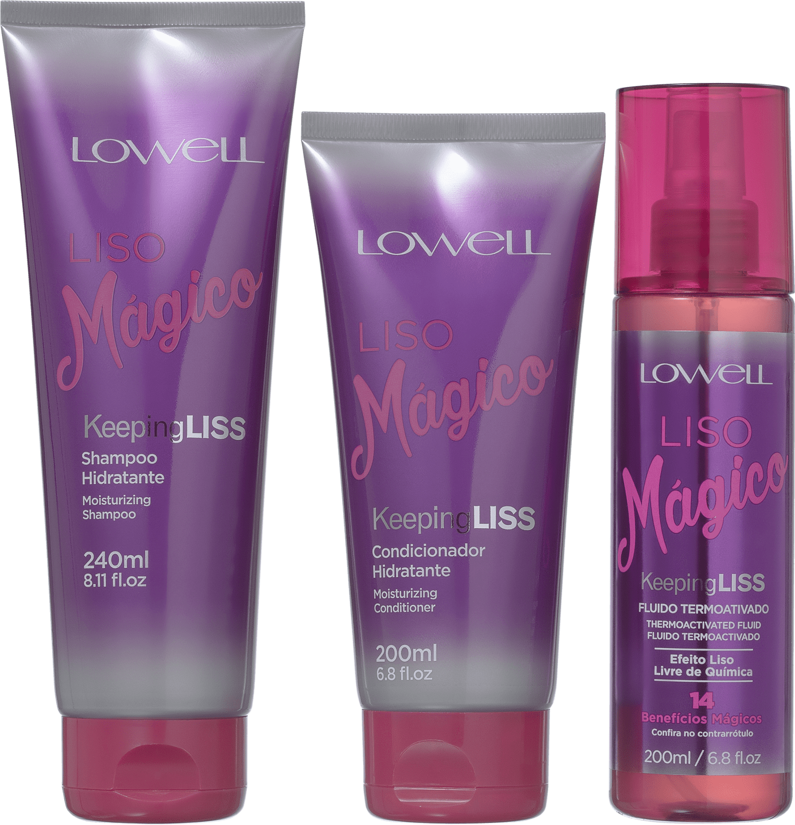 Kit Lowell Liso Mágico | Beleza na Web