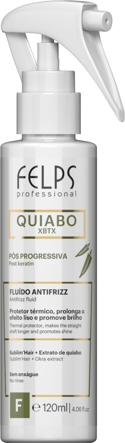 Fluido Antifrizz Felps Professional Quiabo XBTX Pós Progressiva ...