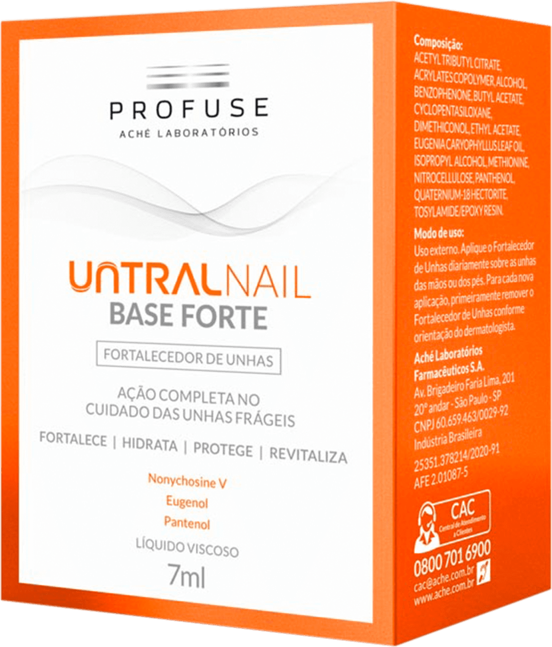 Base Fortalecedora Profuse Ultranail Incolor | Beleza na Web