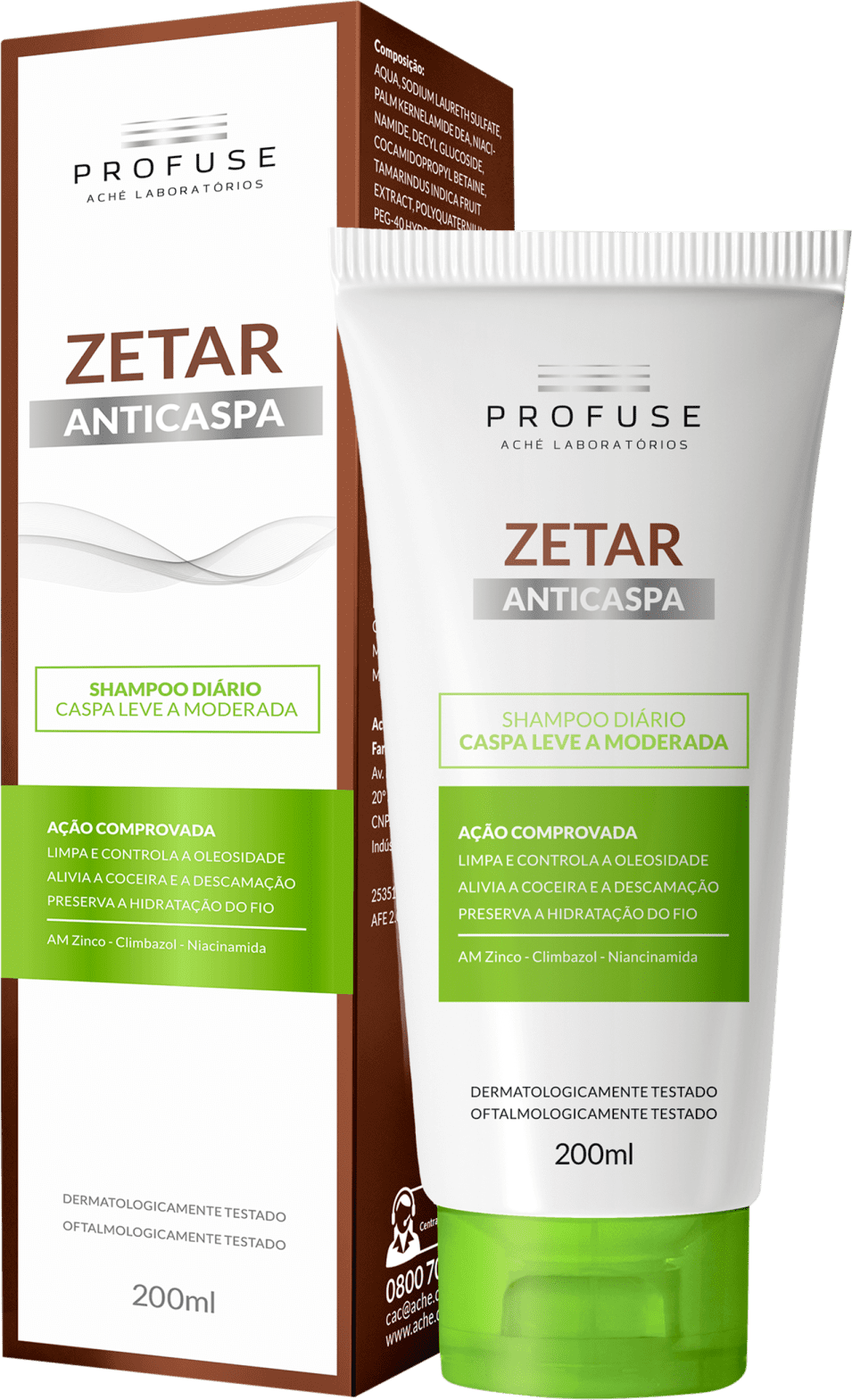 Shampoo Profuse Zetar Diário Anticaspa | Beleza na Web