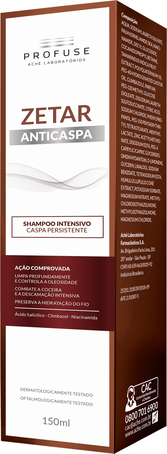 Shampoo Profuse Zetar Intensivo Anticaspa | Beleza na Web