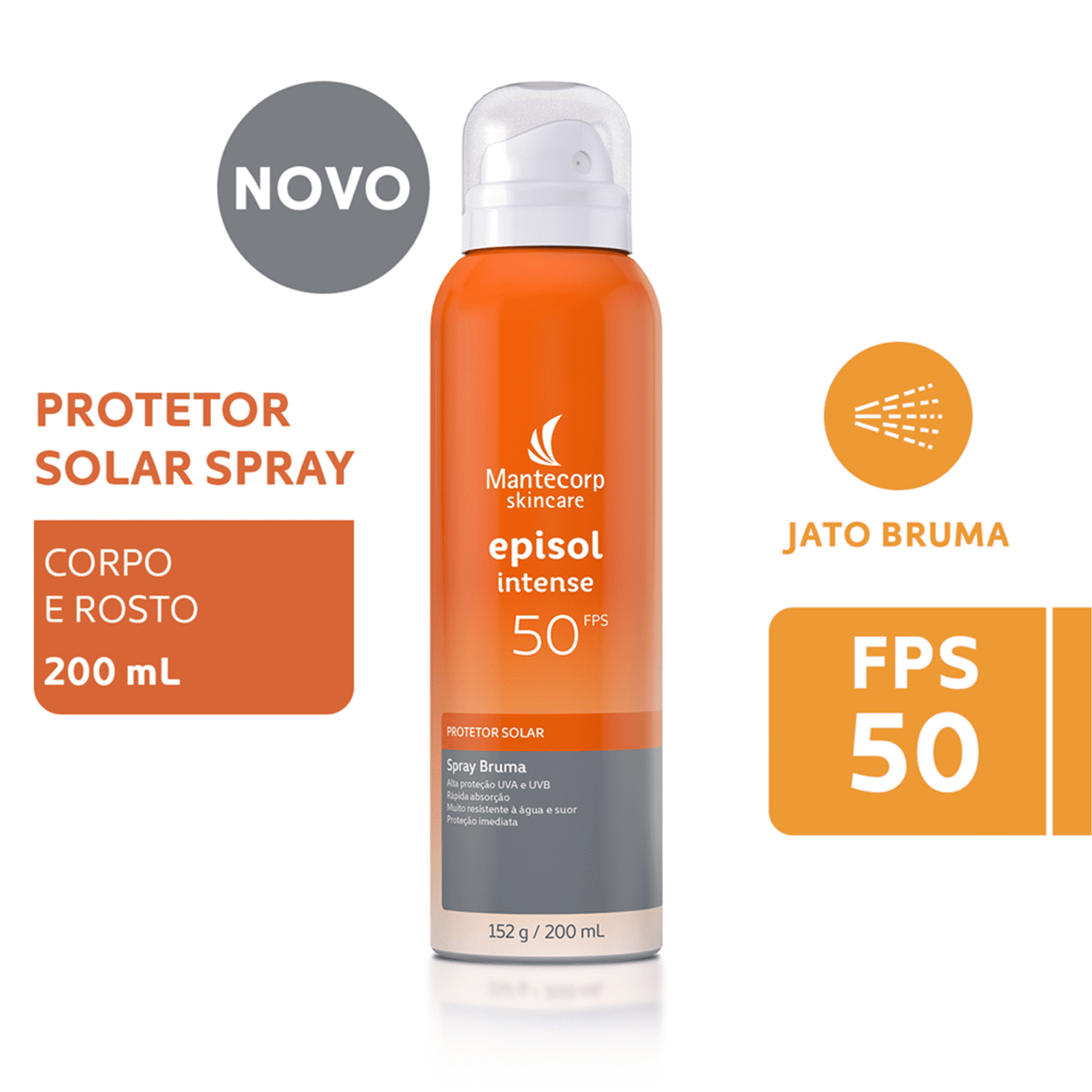 Protetor Solar Facial Episol Intense Bruma FPS 50 | Beleza na Web
