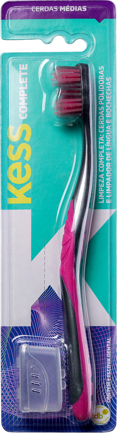 Escova de Dente Kess Complete Média | Beleza na Web