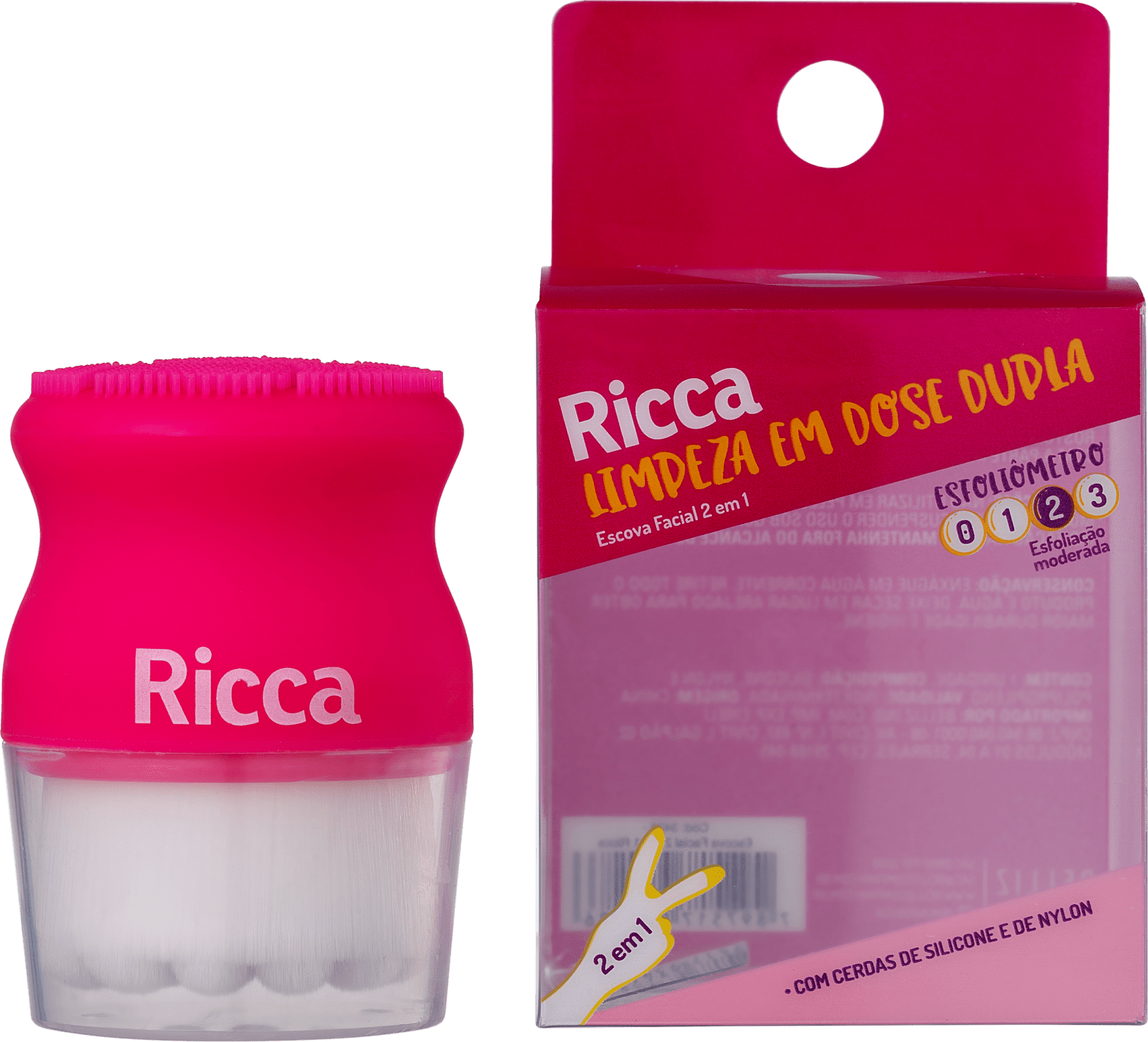 Escova Facial Ricca Limpeza em Dose Dupla | Beleza na Web