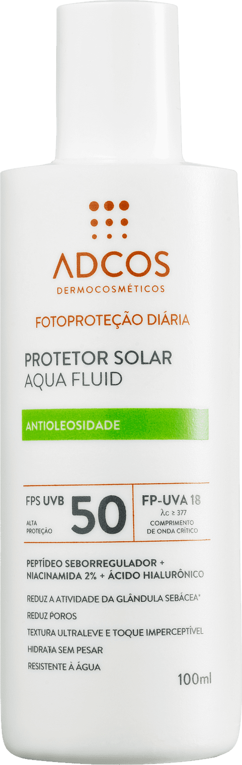 Protetor Solar Facial Adcos Fotoproteção Diária Acqua Fluid FPS50 ...