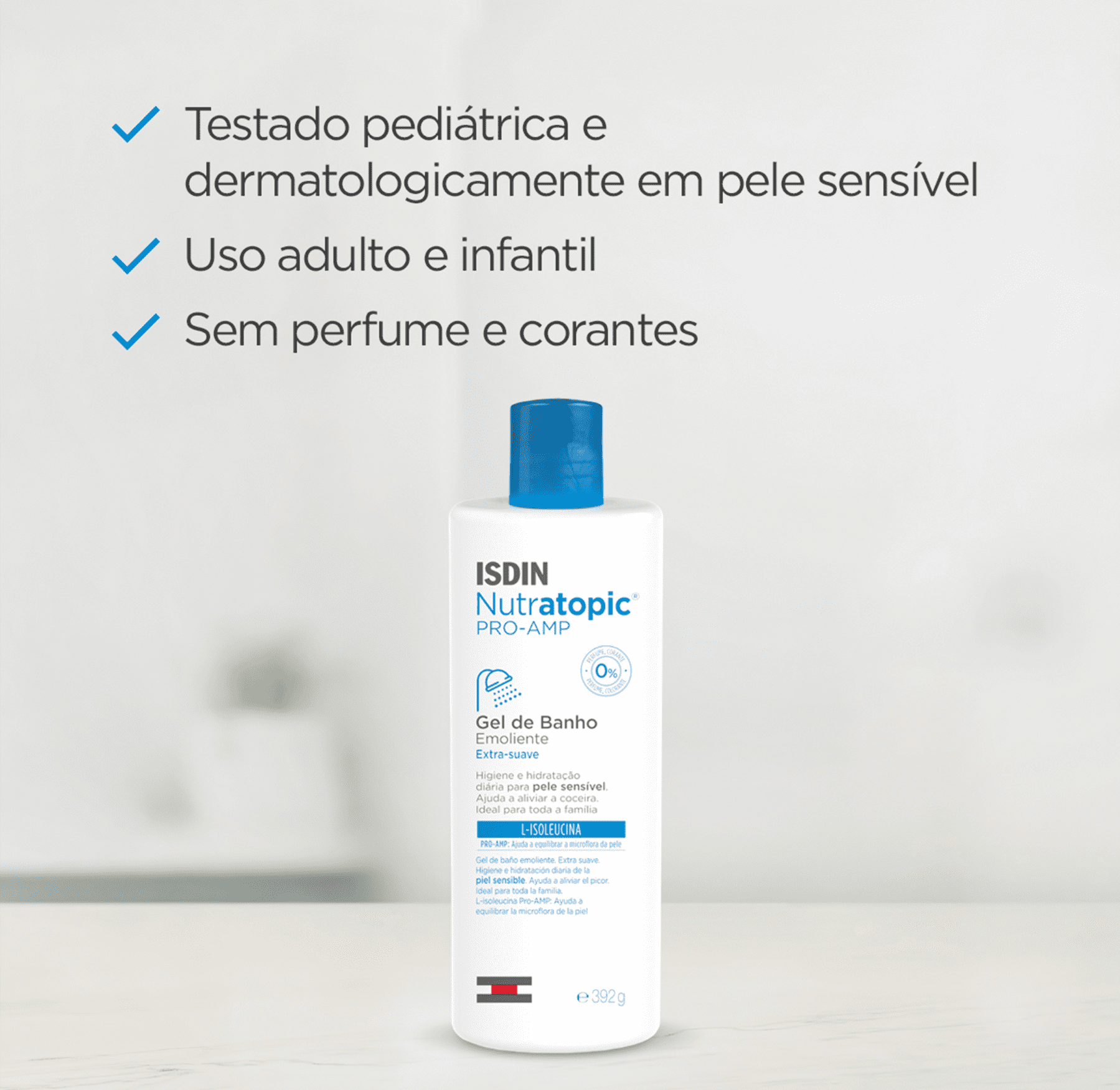 Gel de Banho ISDIN Nutratopic Pro-Amp | Beleza na Web