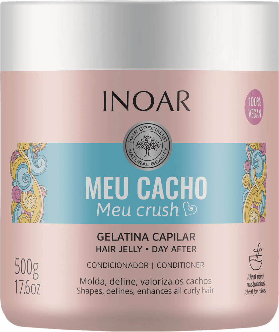Gelatina de Cachos Inoar Meu Cacho, Meu Crush | Beleza na Web