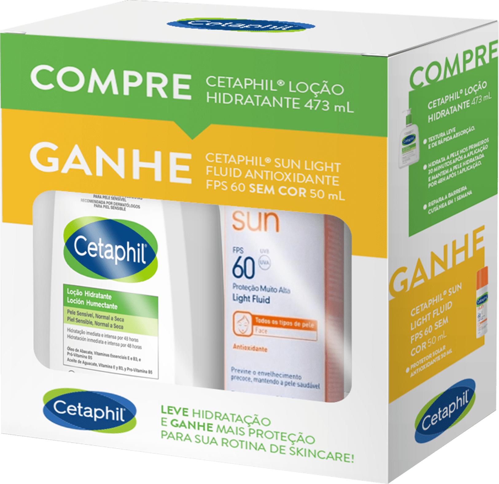 Kit Cetaphil Hidratação e Proteção Duo | Beleza na Web