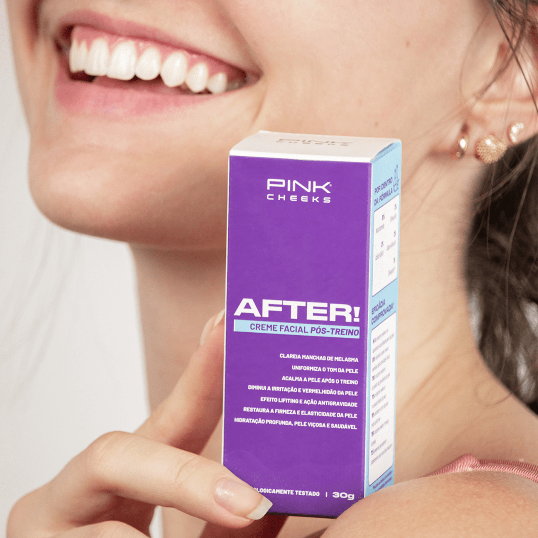 Creme Facial Pós-Treino Pink Cheeks After! | Beleza na Web