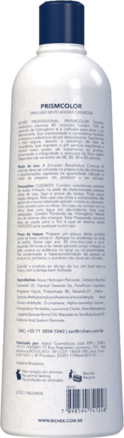Emulsão Reveladora Cremosa Richée Professional Prismcolor | Beleza Na ...