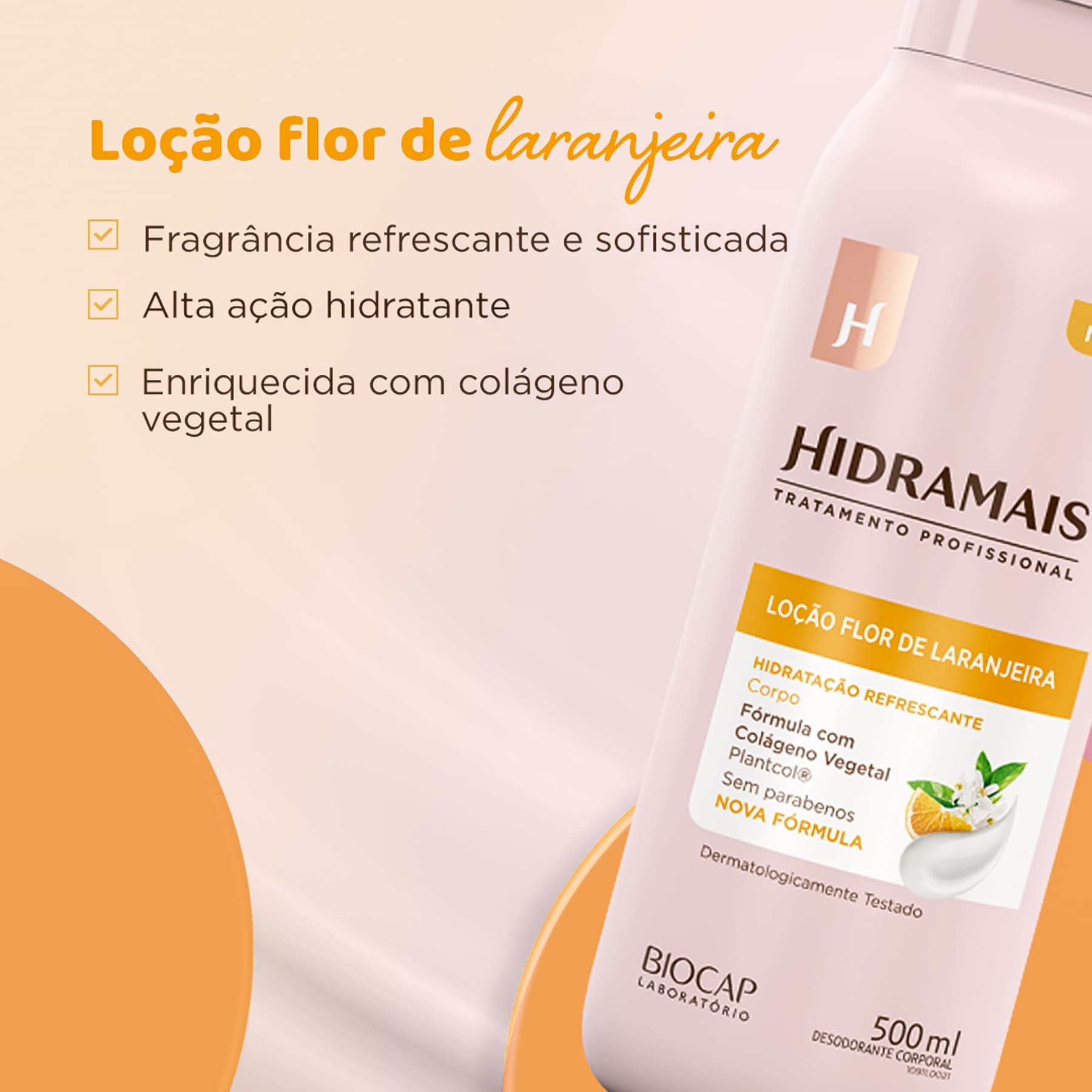 Loção Corporal Hidramais Flor de Laranjeira | Beleza na Web