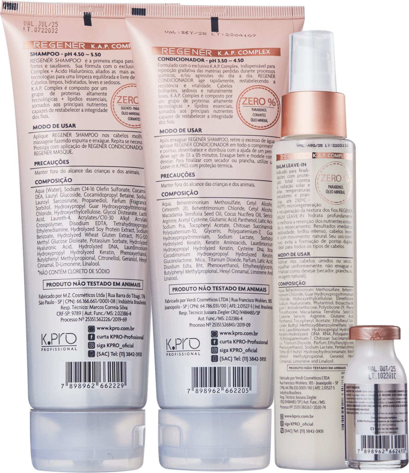 Kit K.Pro Regenér Home Care Special | Beleza na Web