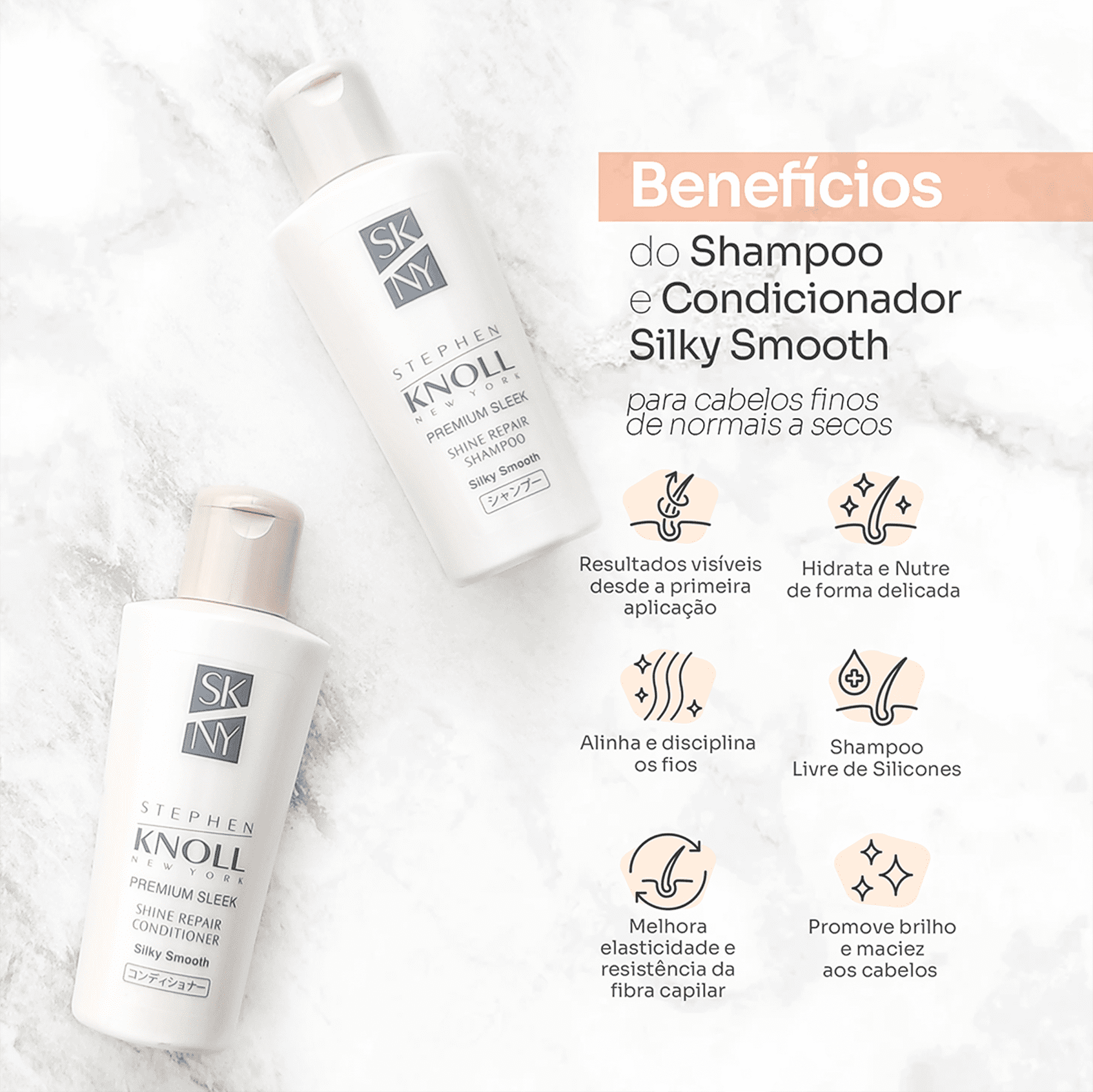 Kit Stephen Knoll Silky Smooth Premium Sleek Travel | Beleza na Web