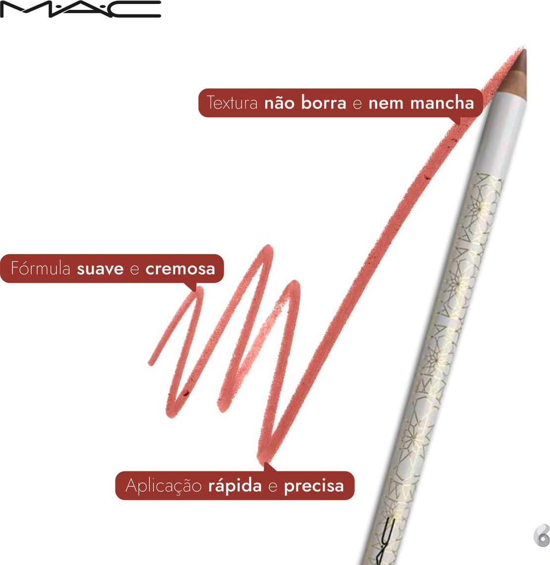 Lápis Labial M.A.C Pearlescence Spice | Beleza Na Web