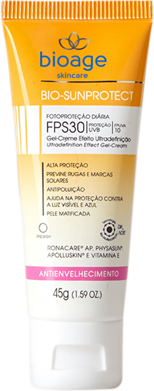 Protetor Solar Bioage Bio-SunProtect Antienvelhecimento FPS30 | Beleza ...