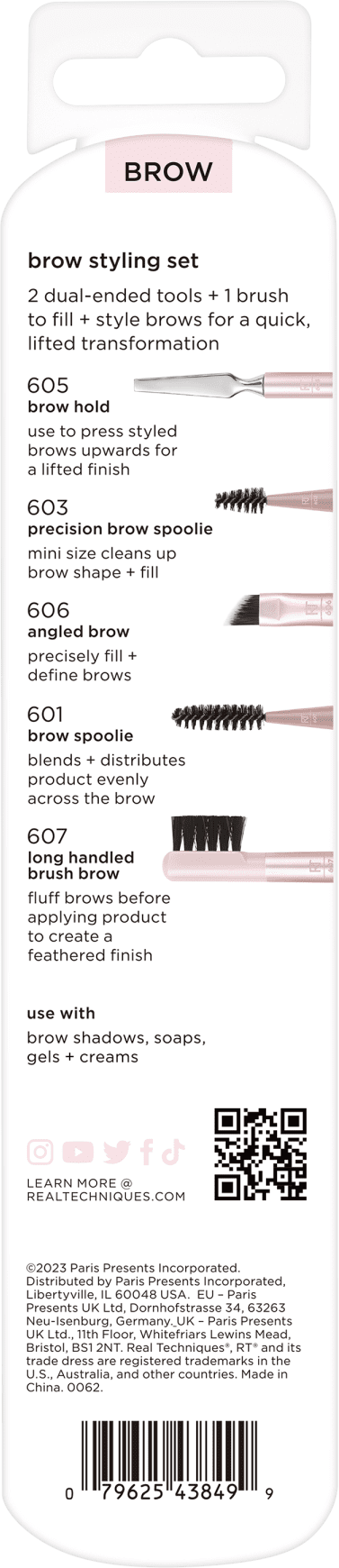 Kit Real Techniques Brow Styling Set | Beleza na Web