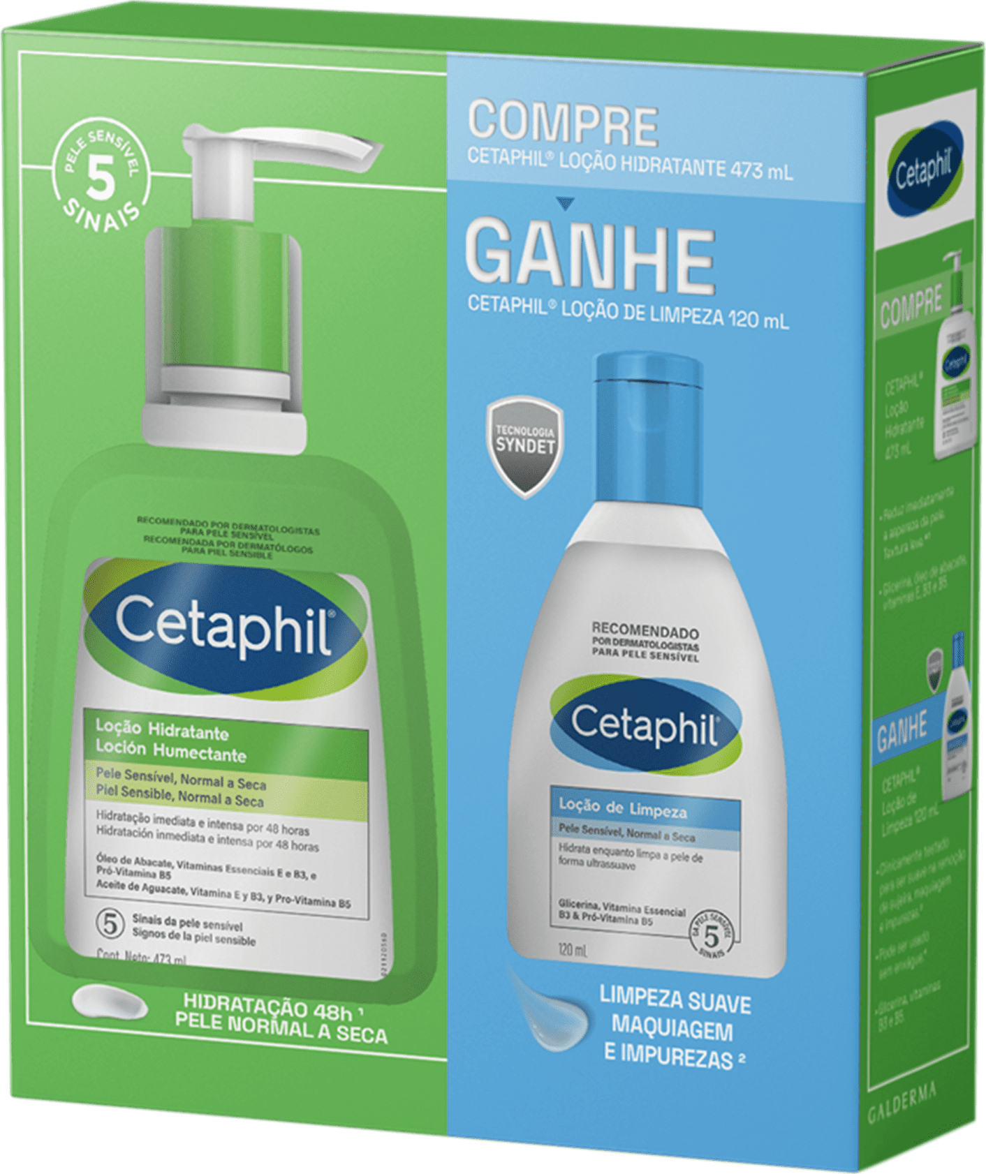 Kit Cetaphil Limpeza & Loção Hidratante | Beleza Na Web PRO Pro