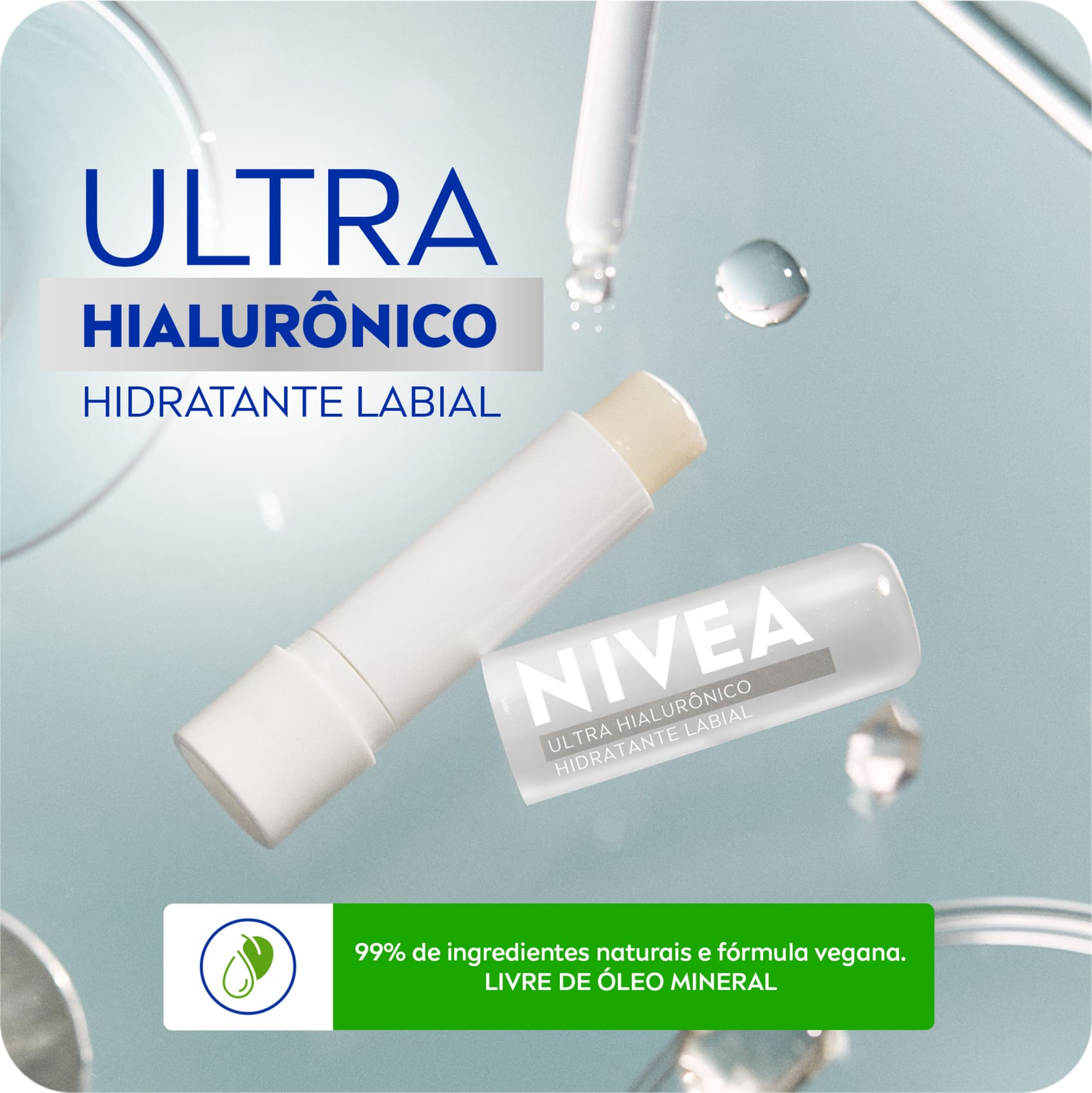 Hidratante Labial NIVEA Ultra Hialurônico | Beautybox
