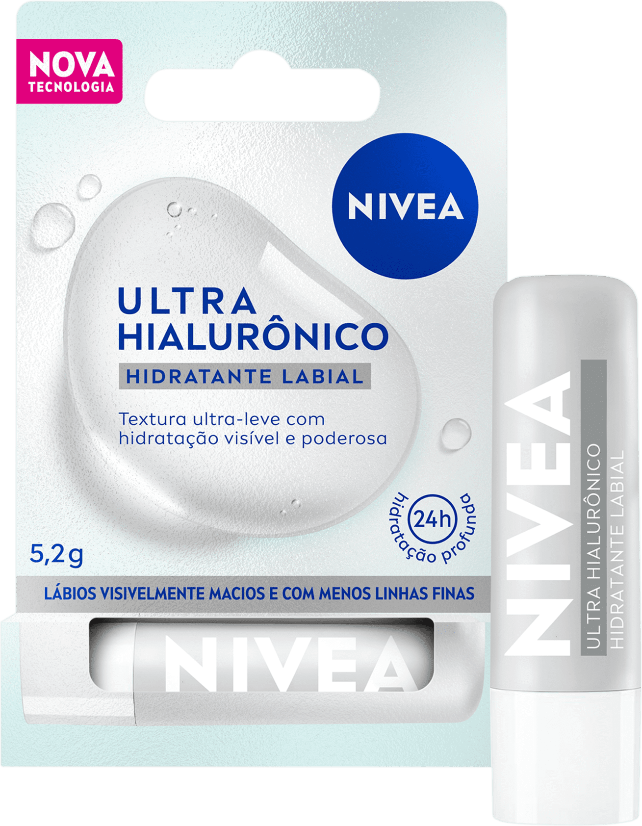 Hidratante Labial NIVEA Ultra Hialurônico | Beleza na Web