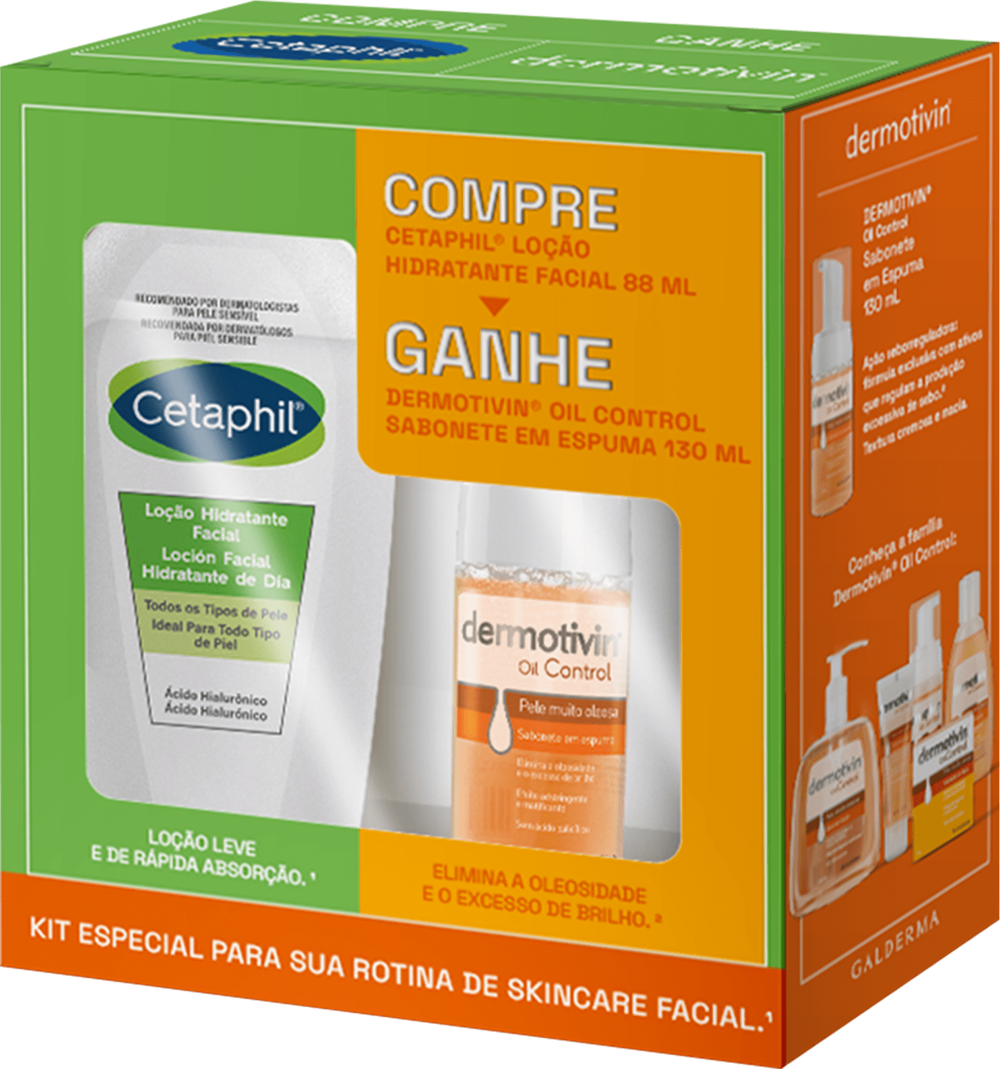 Kit Cetaphil & Dermotivin Cuidado Facial | Beleza Na Web PRO Pro