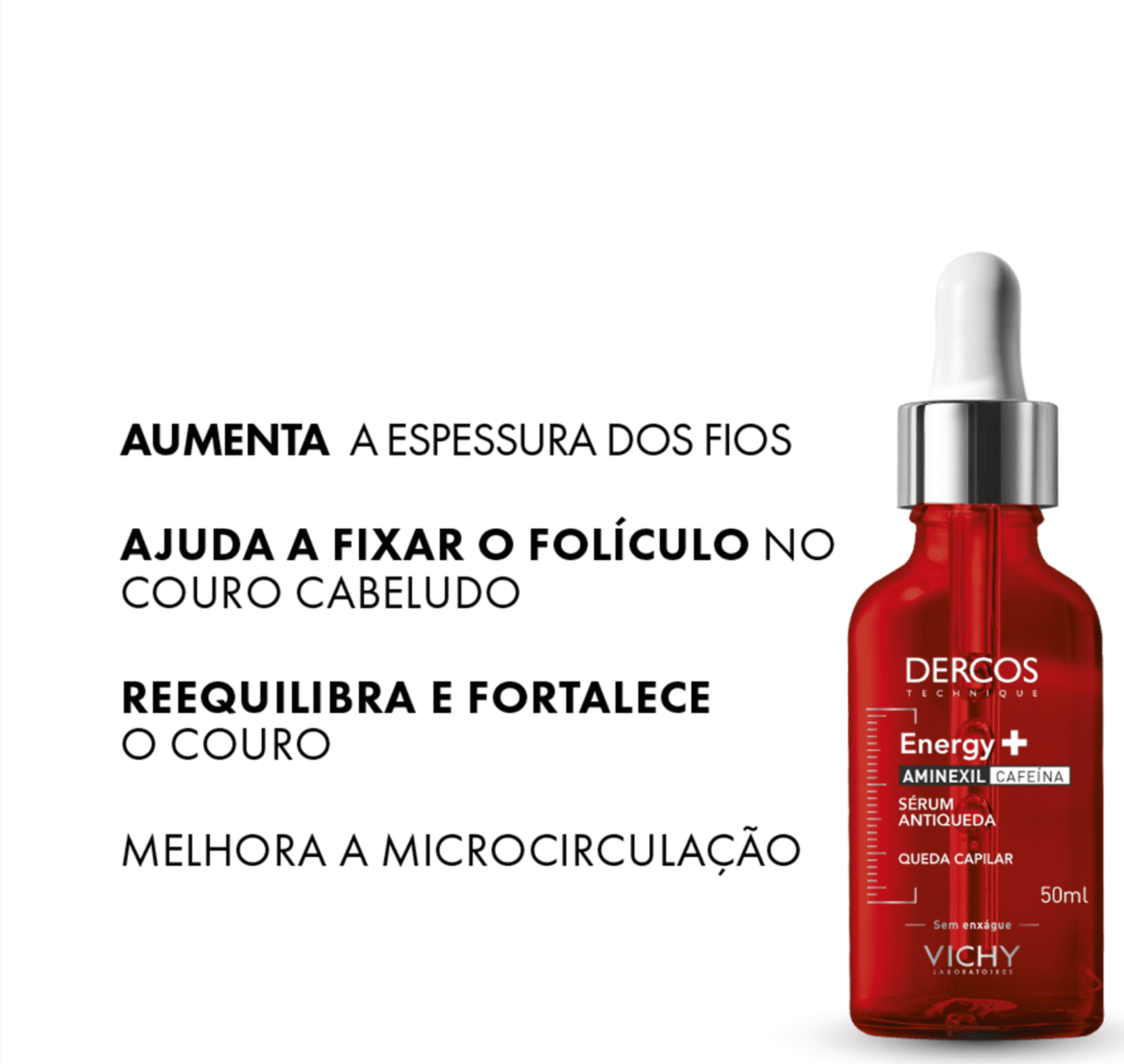 Sérum Antiqueda Vichy Dercos Energy+ | Beleza na Web