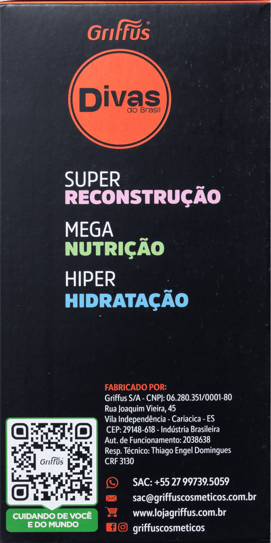 Kit Griffus Divas do Brasil Cronograma Capilar | Beleza Na Web PRO Pro