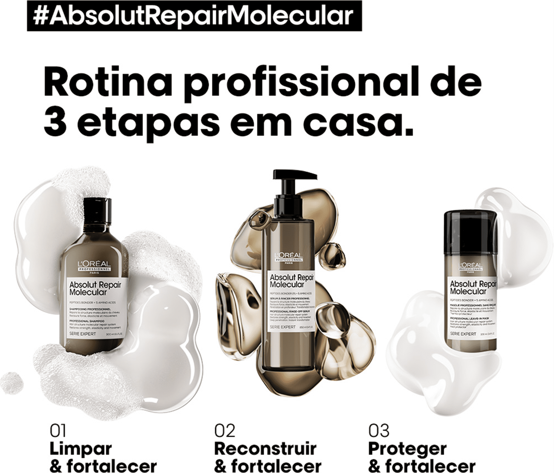 Sérum L'Oréal Professionnel Absolut Repair Molecular | Beleza na Web