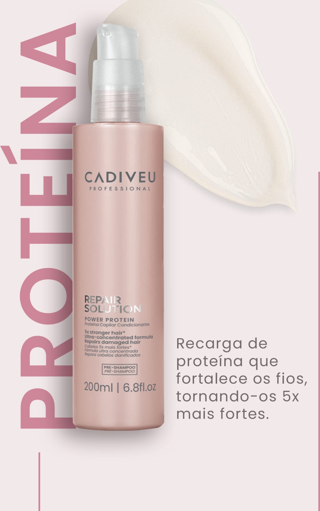 Pré-Shampoo Cadiveu Professional Repair Solution | Beleza na Web
