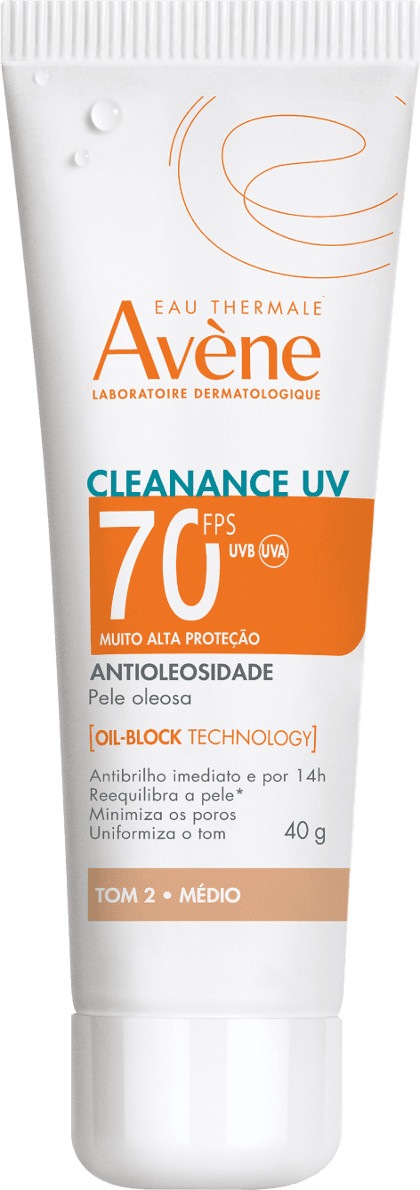 Protetor Solar Facial Avène Cleanance UV FPS70 | Beleza na Web