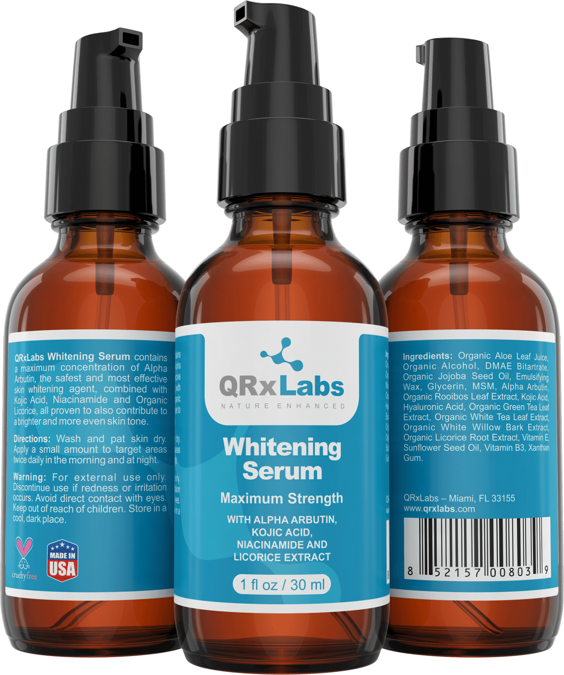 Sérum Facial Uniformizador QRxLabs Whitening | Beleza na Web