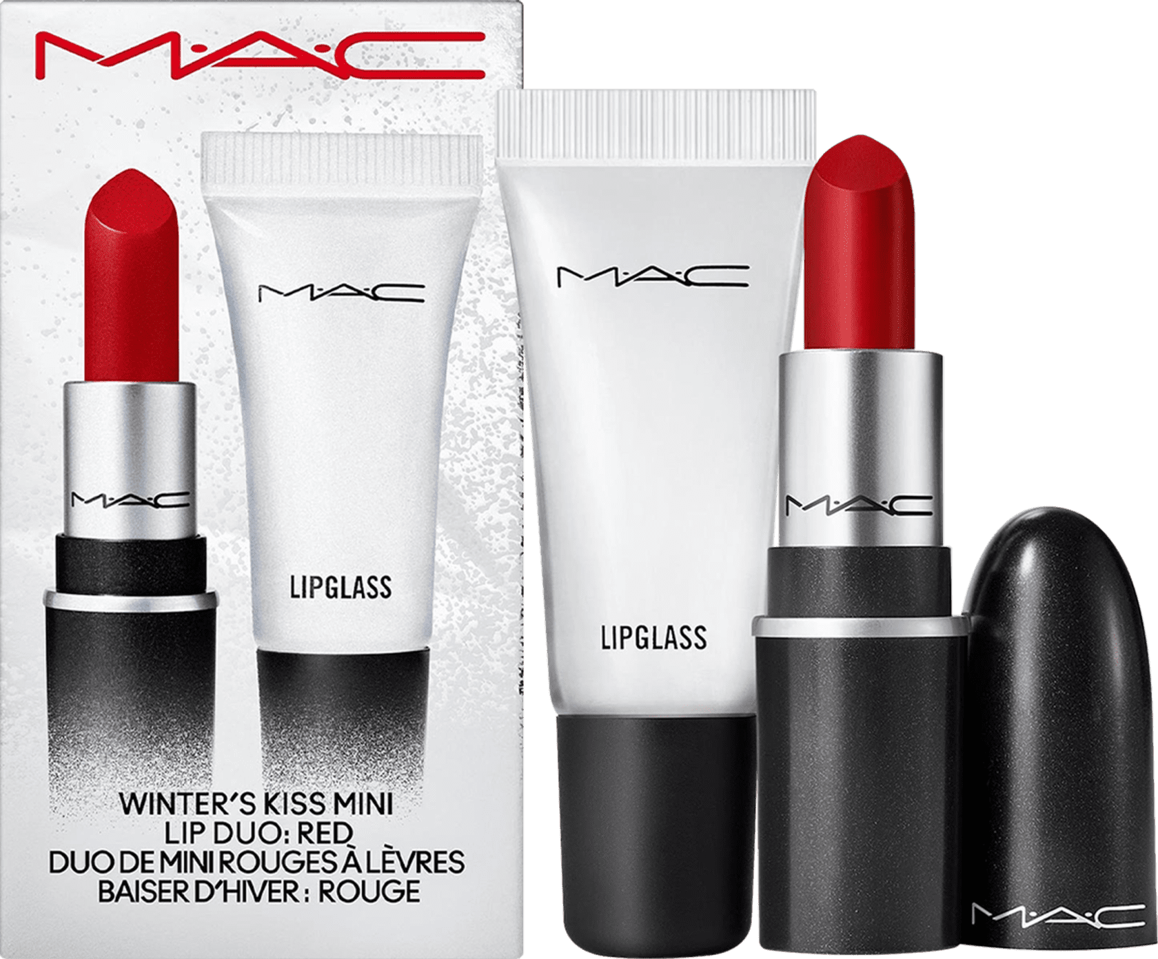 Kit M·A·C Winter's Kiss Mini Lip Duo Red | Beleza na Web