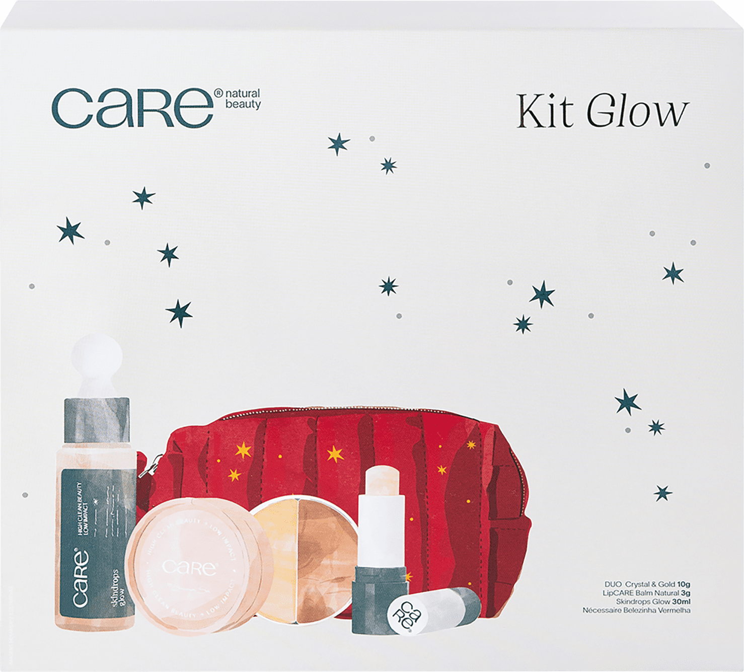 Kit CARE Natural Beauty Glossy | Beleza Na Web PRO Pro