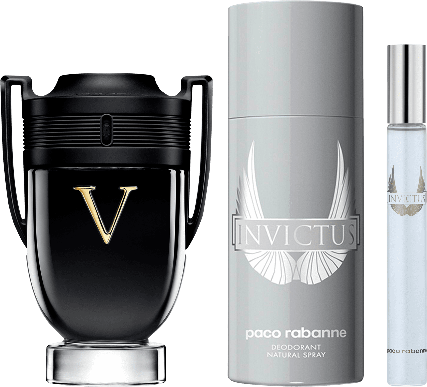 Conjunto Invictus Victory Paco Rabanne Masculino | Beleza na Web