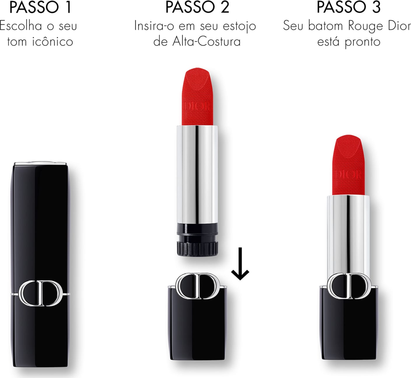 Batom Dior Rouge | Beleza na Web