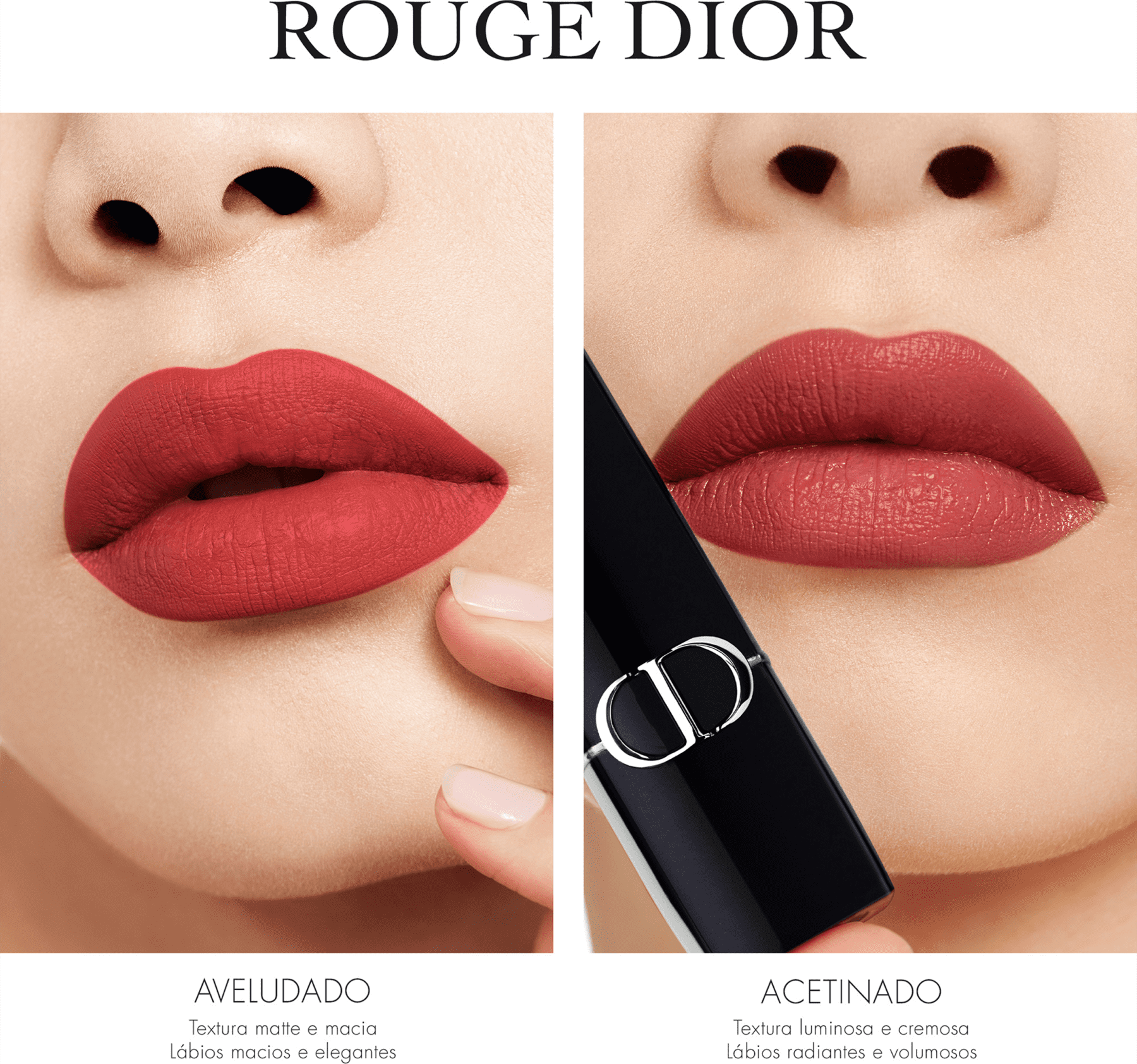 Batom Dior Rouge | Beleza na Web