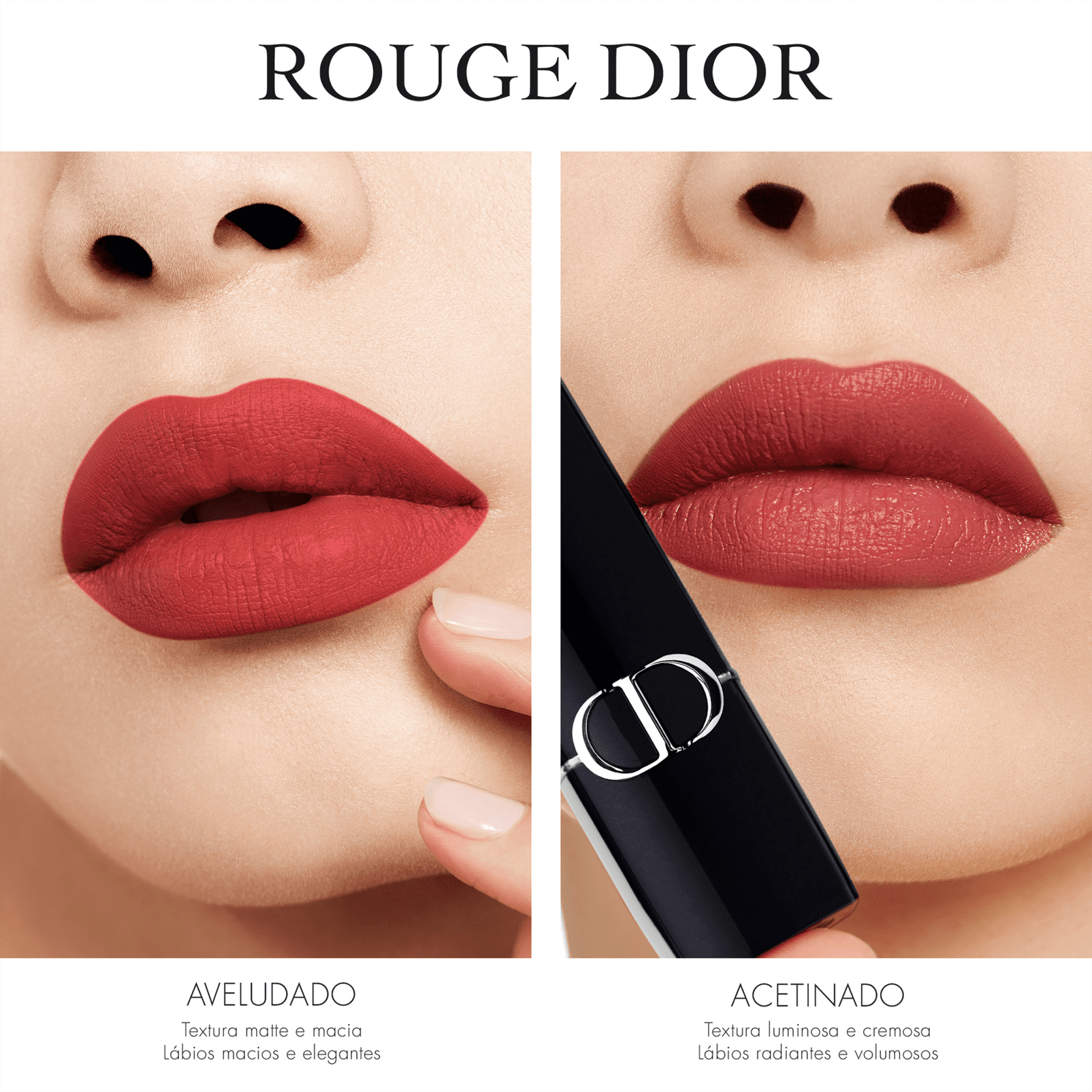 Batom Dior Rouge | Beleza na Web