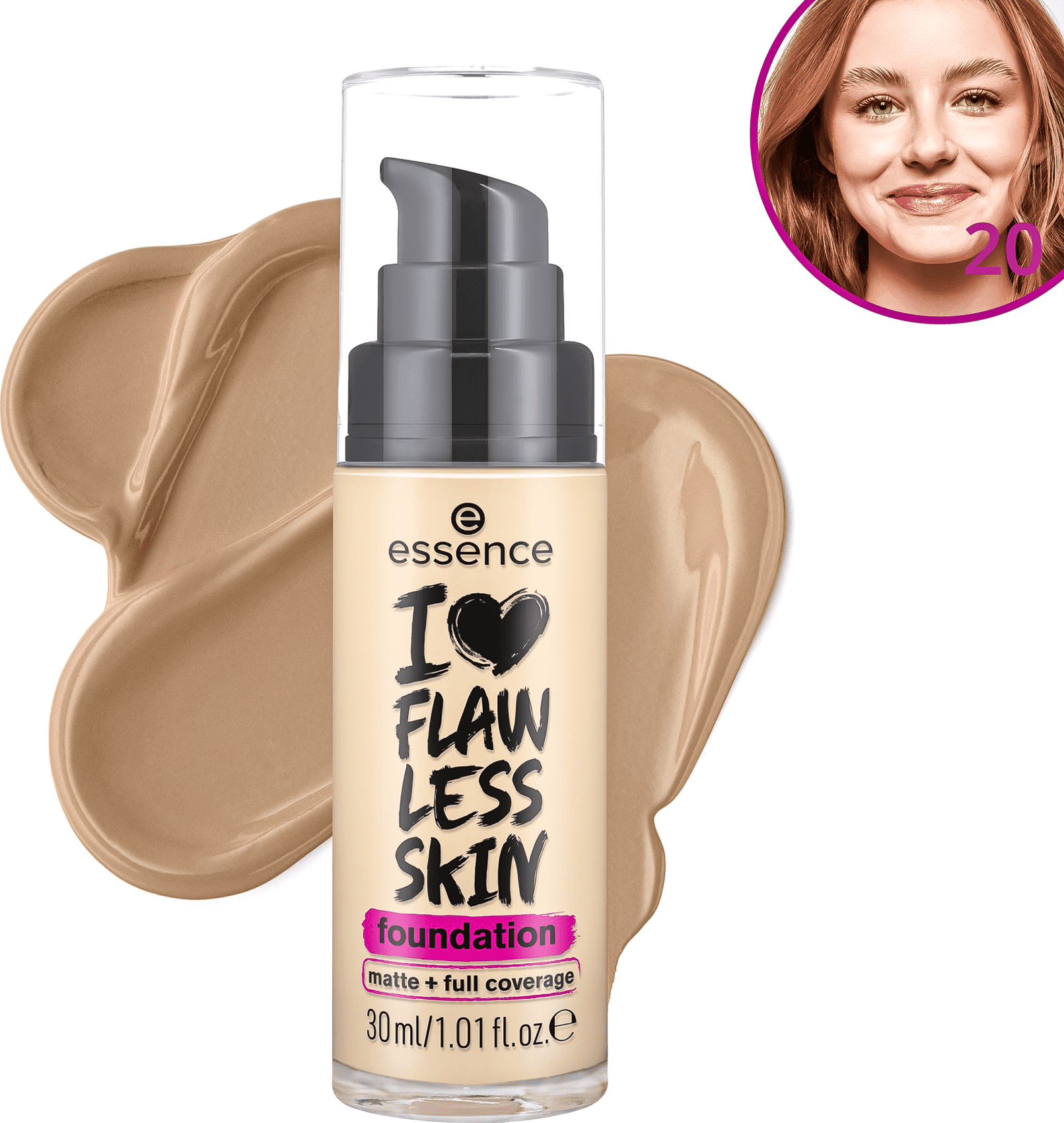 Base Líquida Essence I Love Flawless Skin | Beleza Na Web PRO PRO